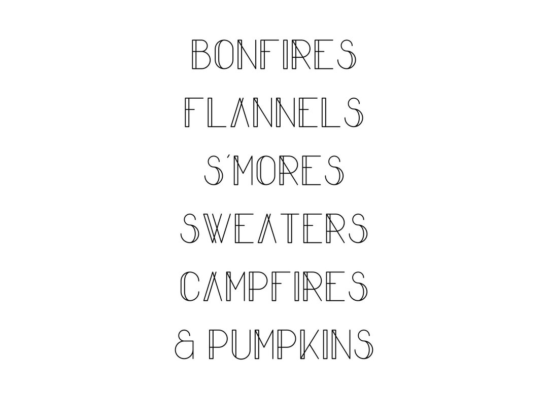 Fall Png Bonfires Flannels - Etsy