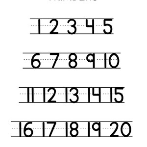 Alphabet Poster, Manuscript, Handwriting Chart, Homeschool, Classroom ...