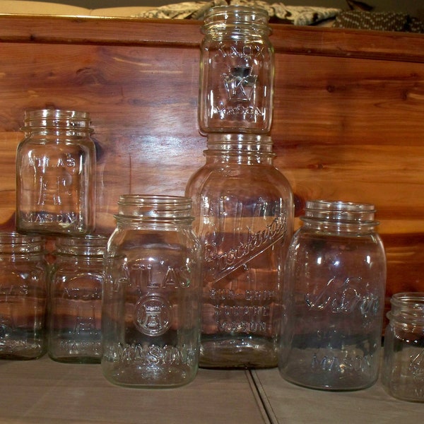 Mason Jar Collection - Etsy