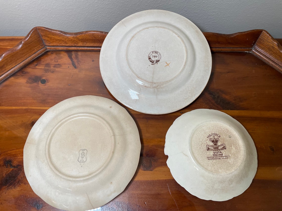 Very Old Assorted Everyday Dishes From the Early 1900's - Etsy