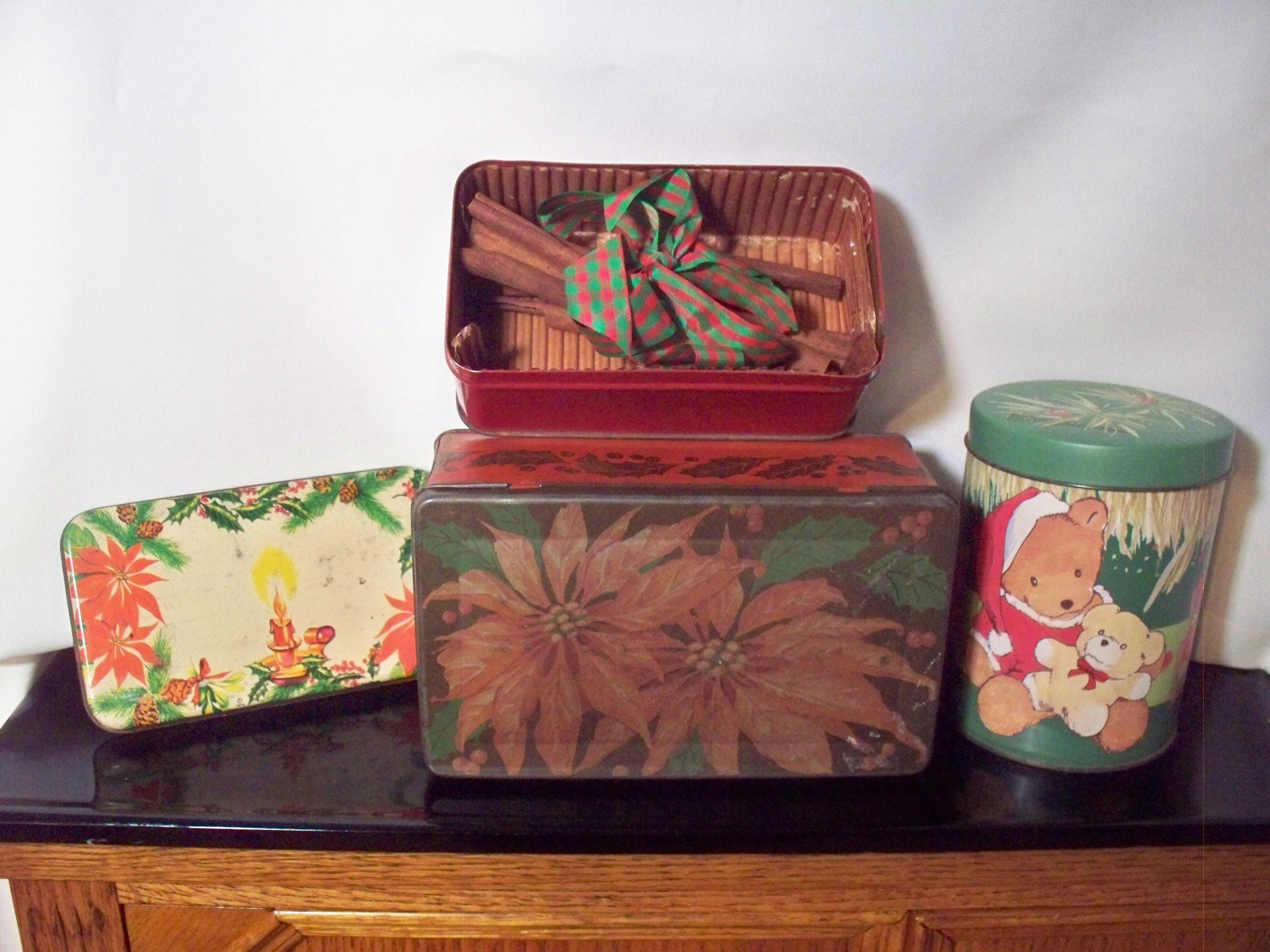 More Vintage Christmas Tins - Etsy