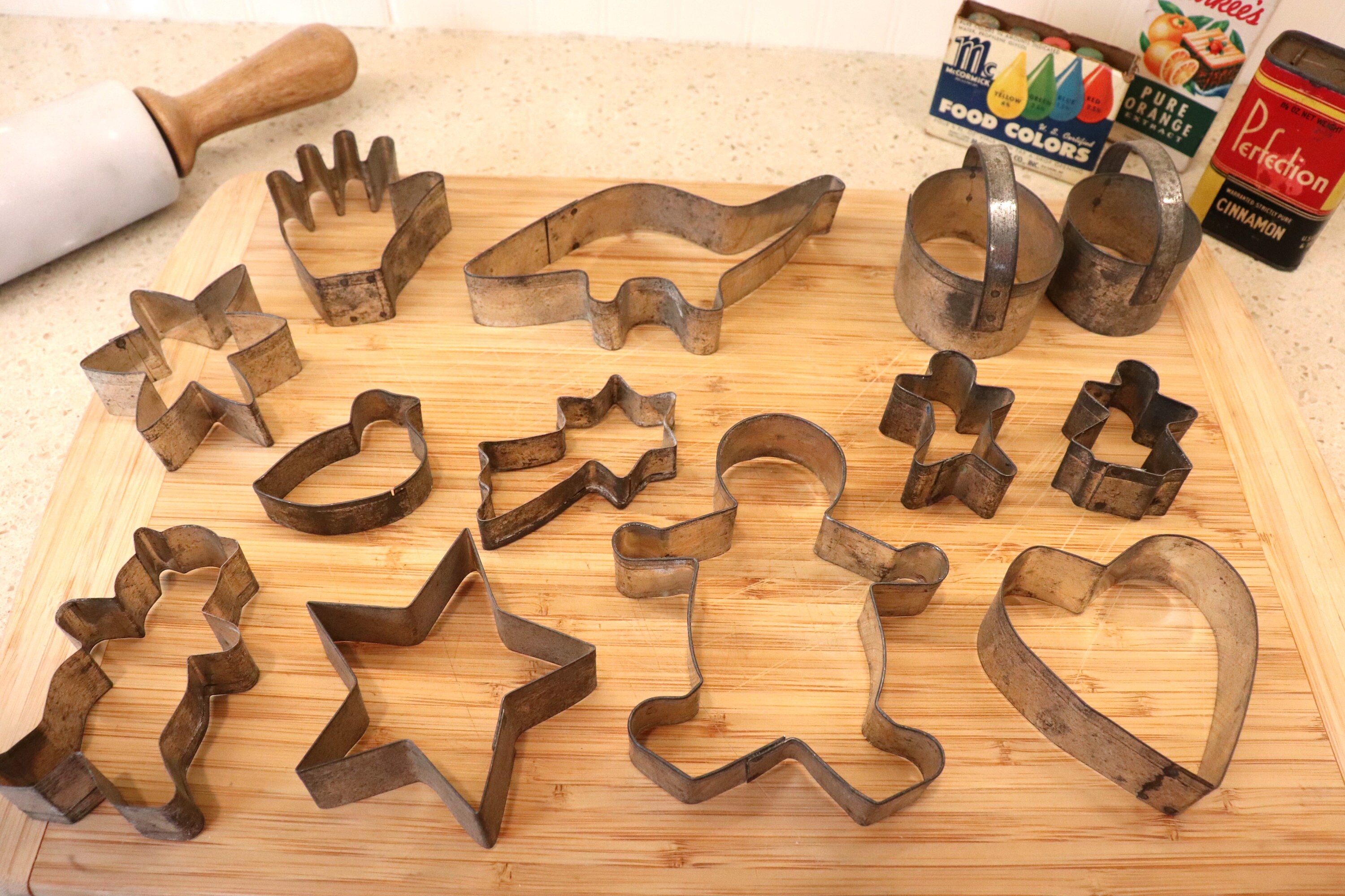 Vintage Antique Cookie Cutters in Unique, Rare Designs Likely From the ...