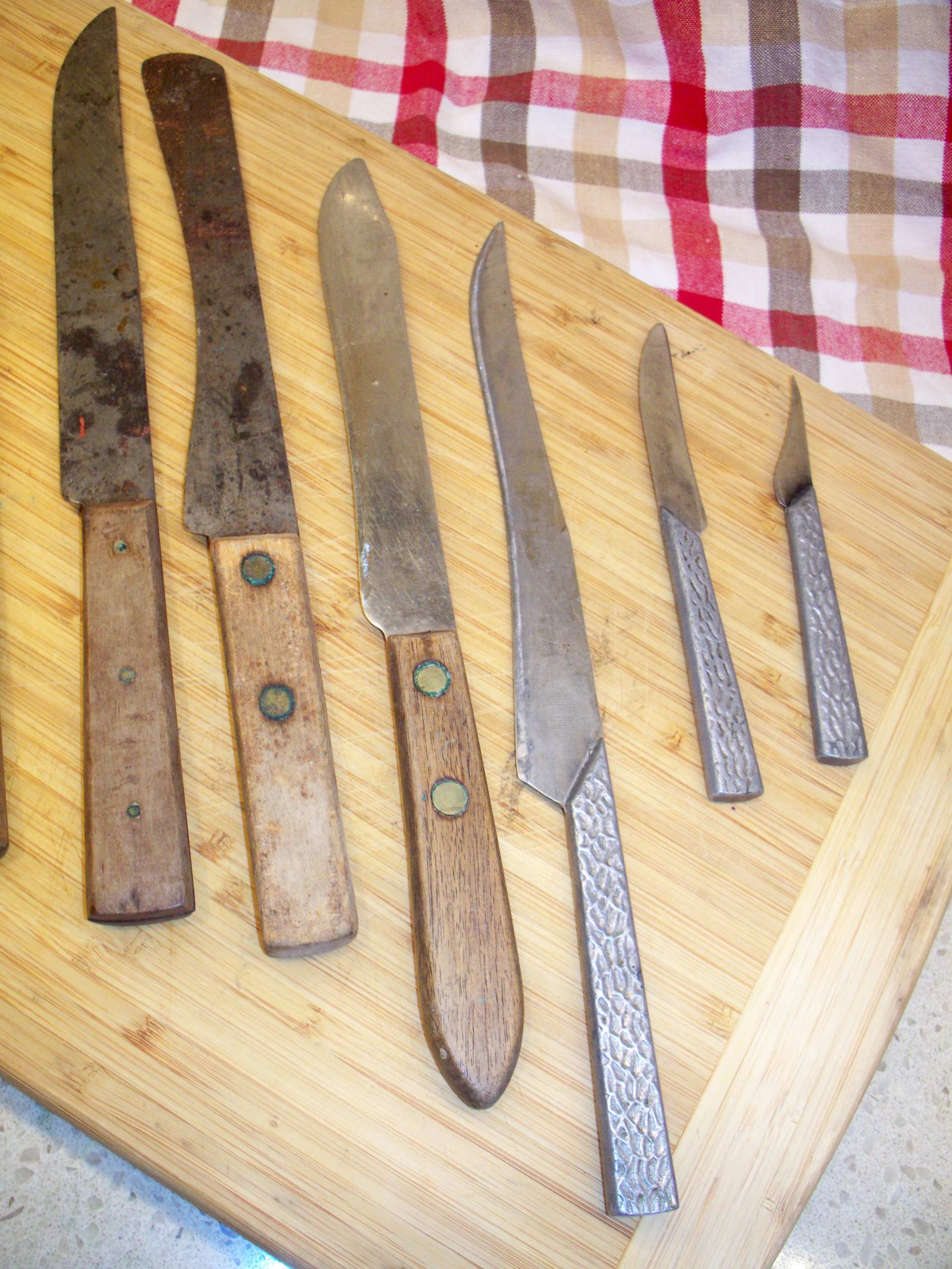 Lot of 10 Vintage Kitchen Knives - Etsy