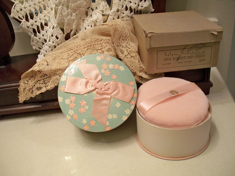 Selection of Vintage Dusting Powders - Helena Rubinstein, Evening in ...