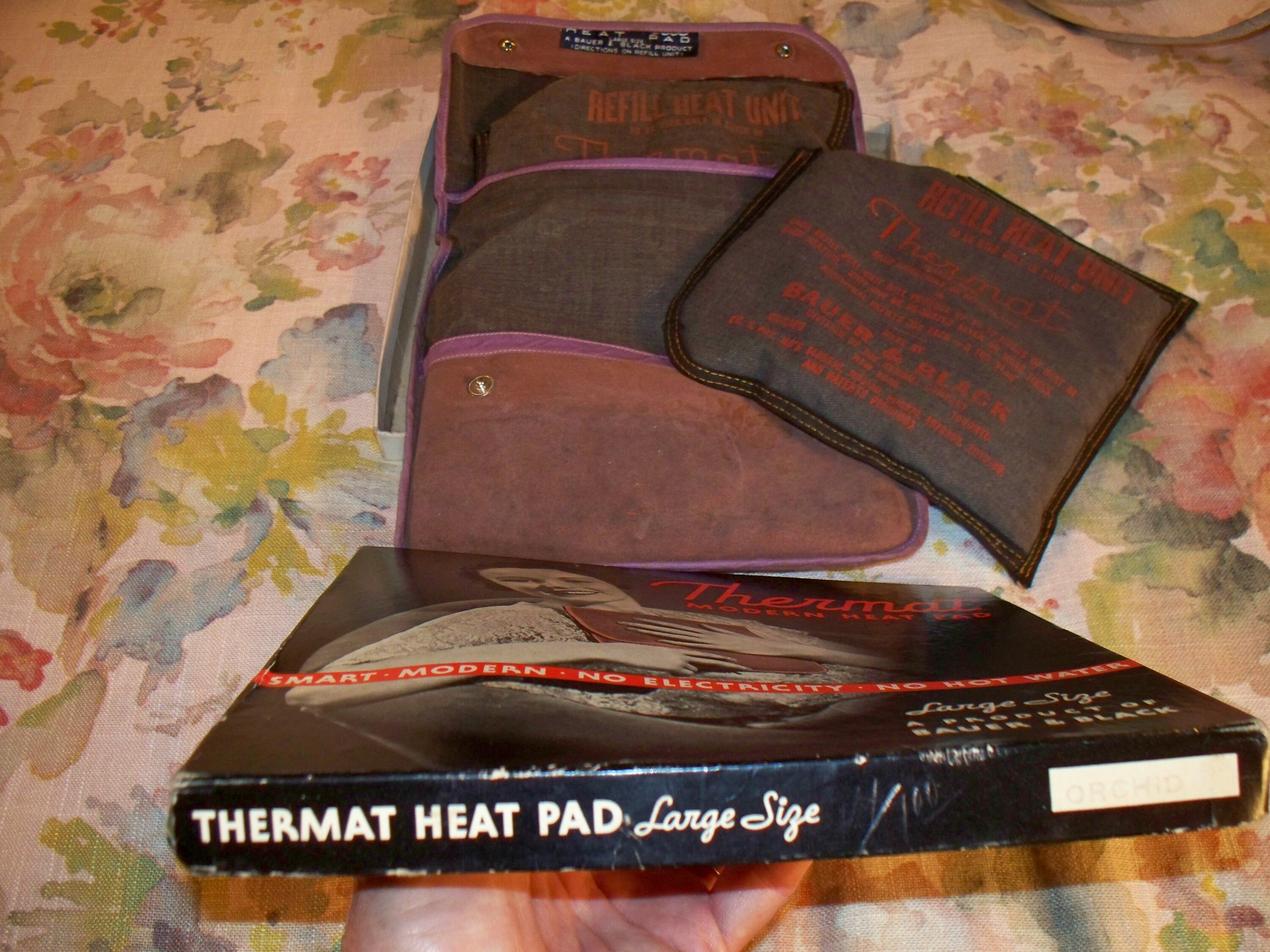 Vintage Bauer & Black Heating Pad--heats With Iron Mixture, Thermatate ...