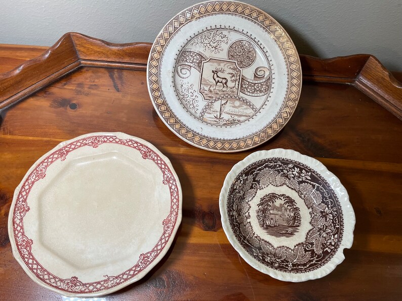 Very Old Assorted Everyday Dishes From the Early 1900's - Etsy