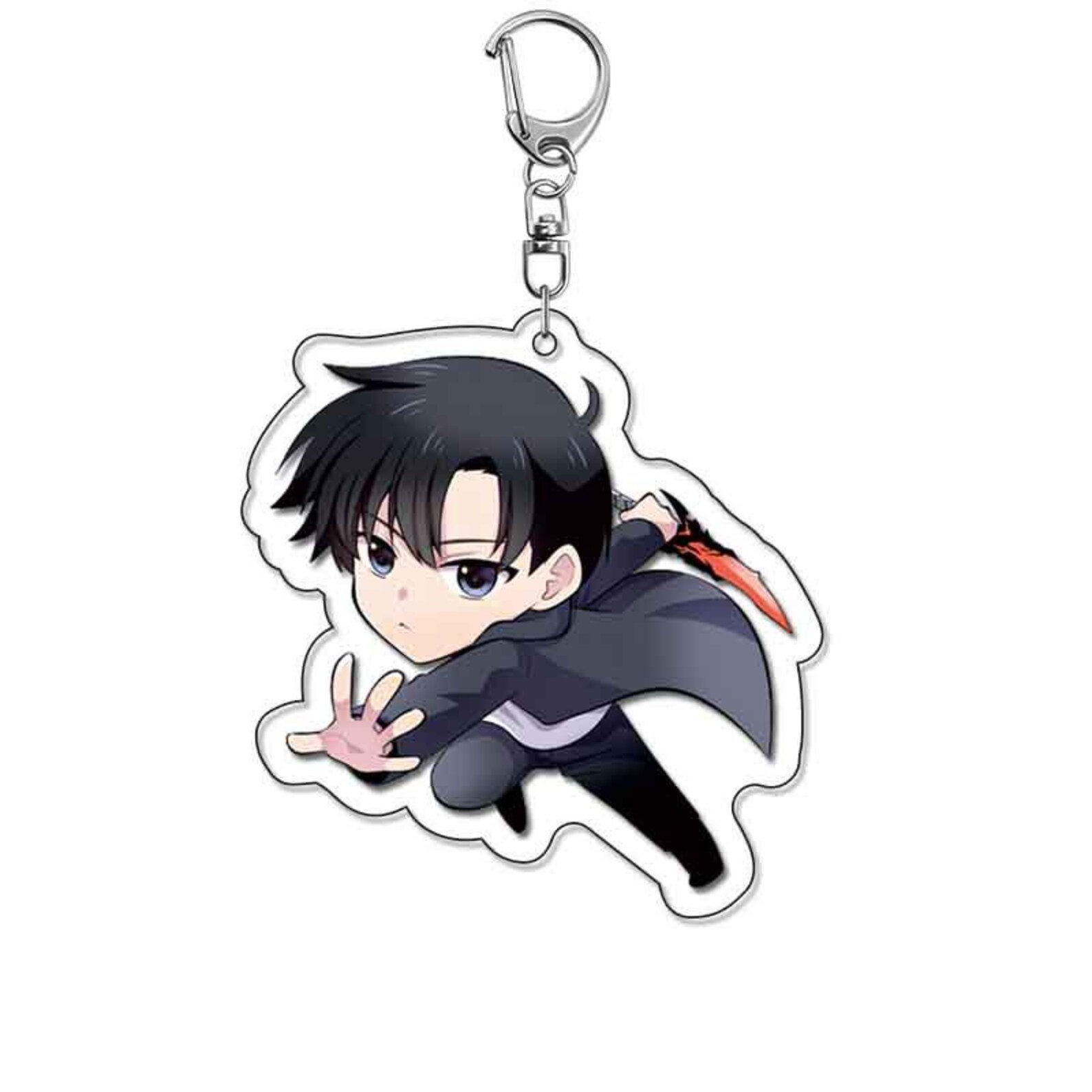 Solo Leveling Acrylic Chibi Keychain Pendants | Kawaii Anime Characters ...