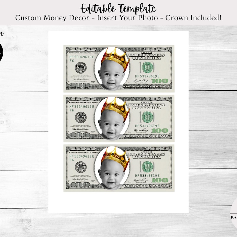 Money With Face on It - Etsy