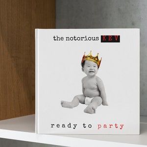 The Big ONE Birthday Notorious 1 Album Party Cover | Editable Digital ...