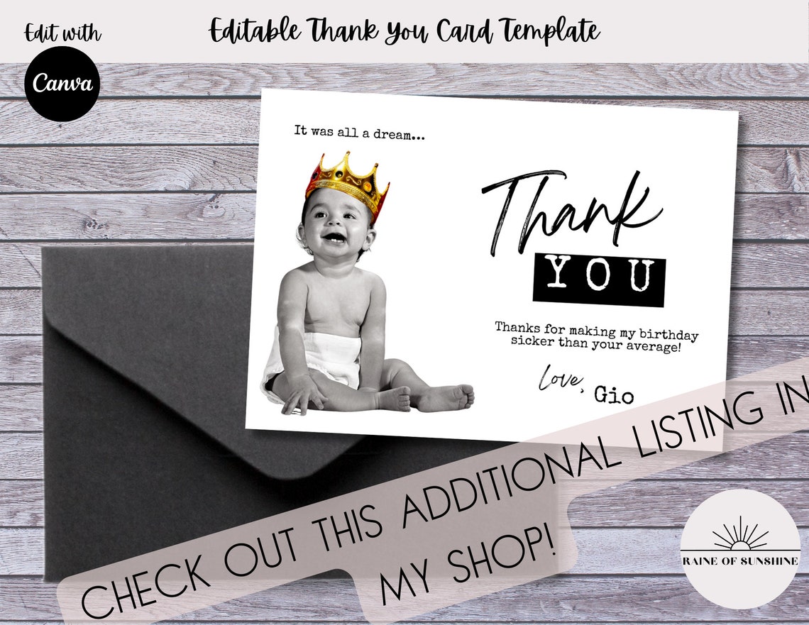 The Big ONE Theme Birthday Party Invitation | Big One Theme Hip Hop ...