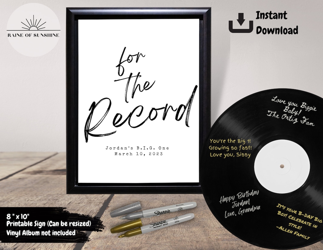 For the Record Guest Book Sign | the Big Notorious One Hip Hop Music ...