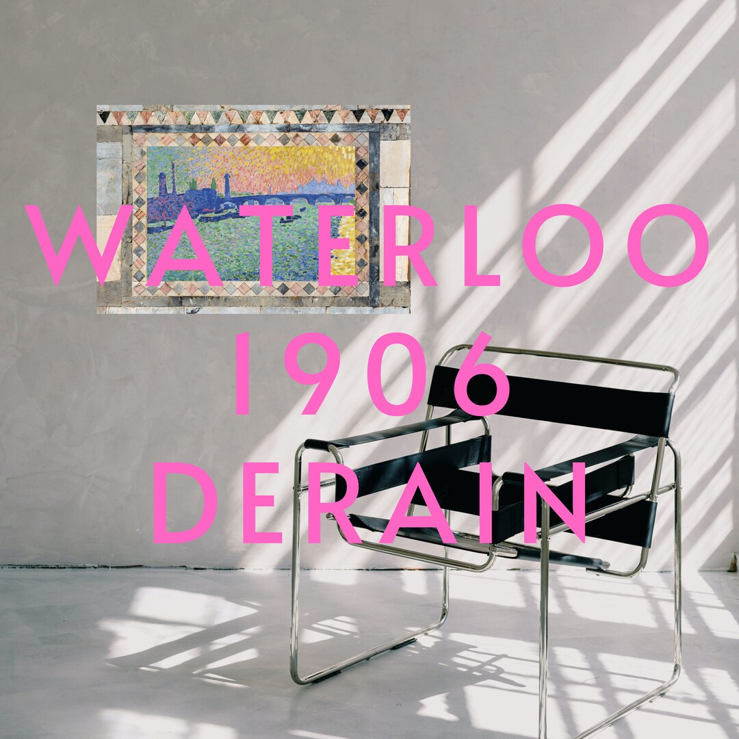 Waterloo Bridge 1906 Andre Derain Modern Impressionist Yellow Pastel ...