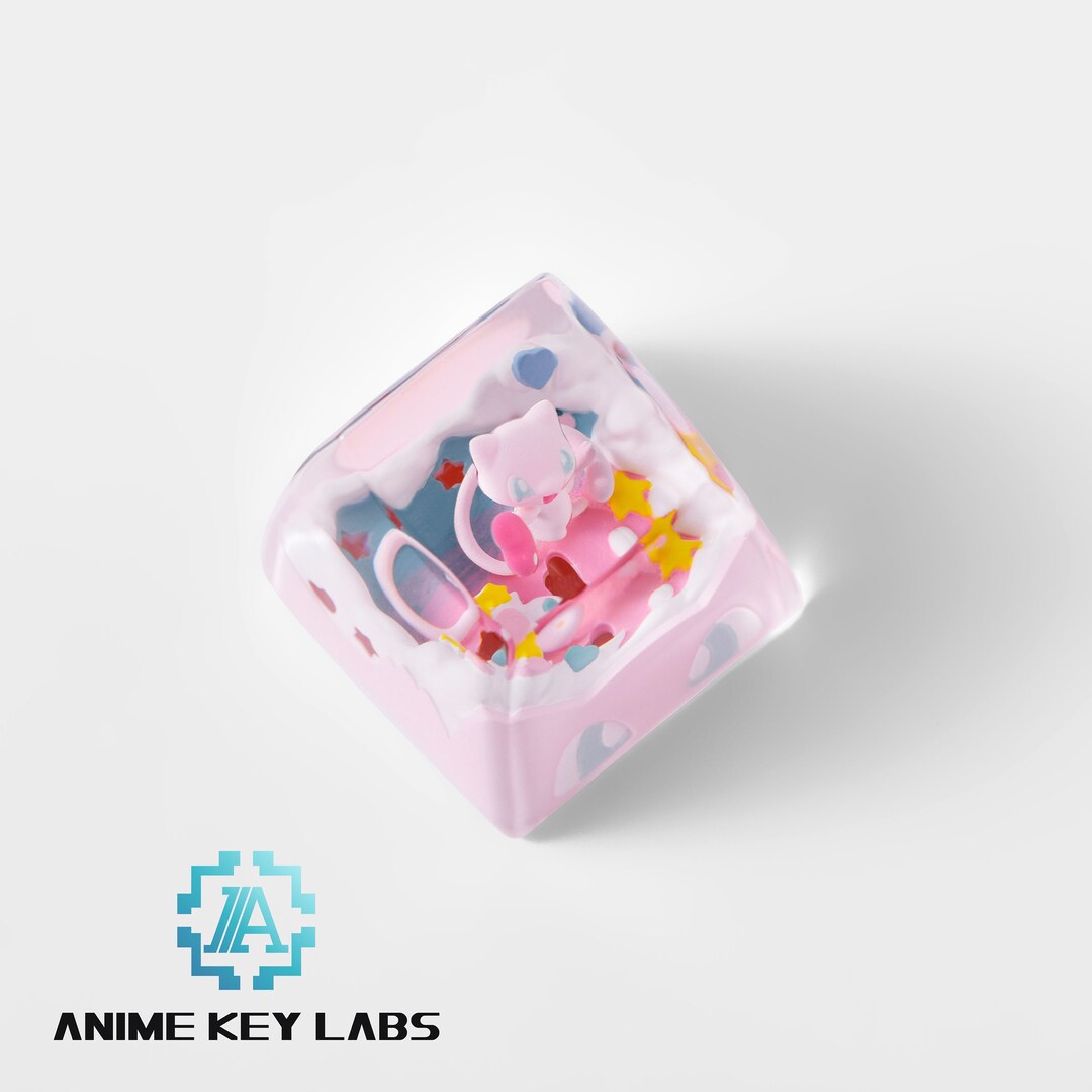 Artisan Mew Resin Keycap Handmade Pokemon Keyboard Accessory - Etsy Canada