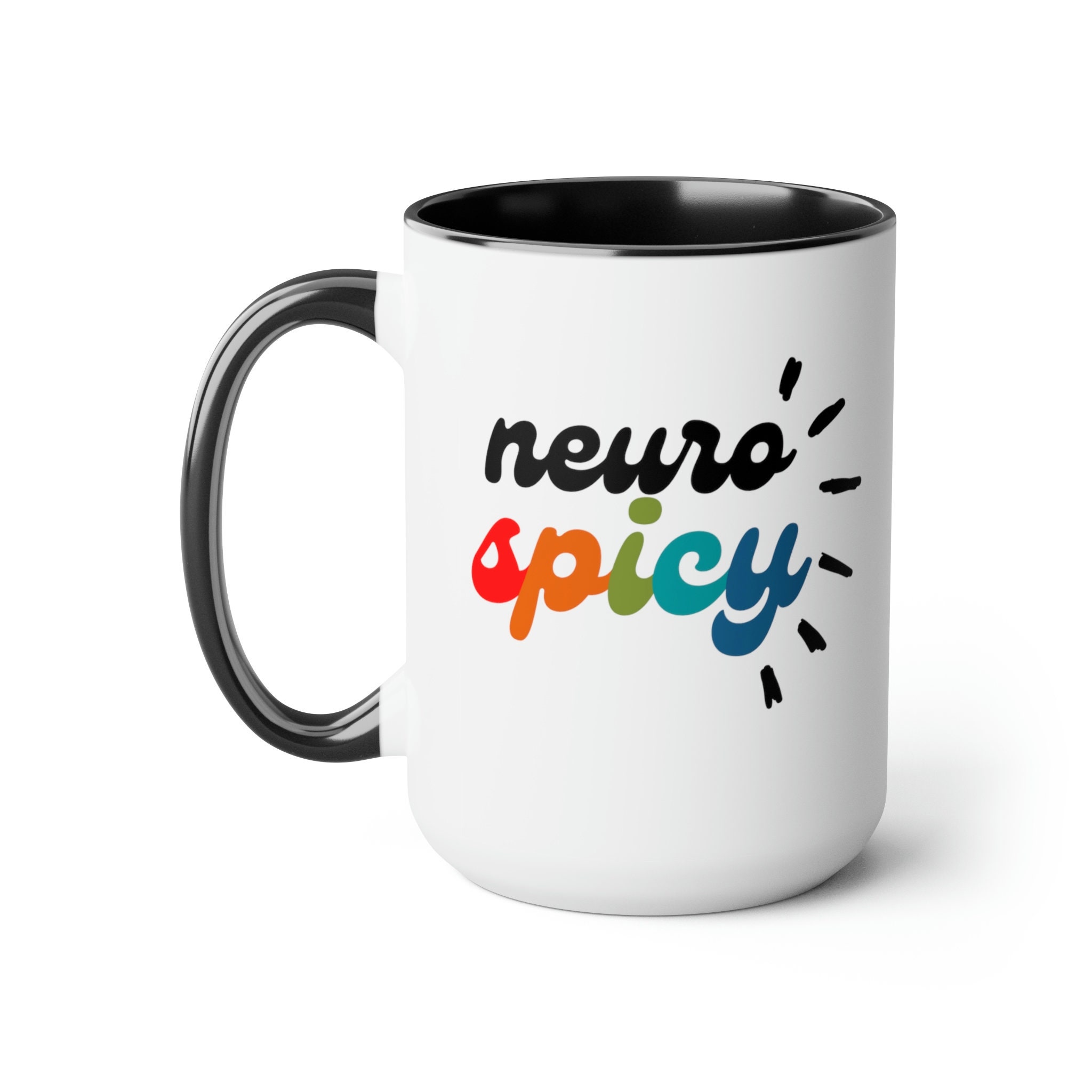 Neurospicy Mug, Rainbow Neurospicy Gift, ADHD Gift Idea, Autism Gift ...