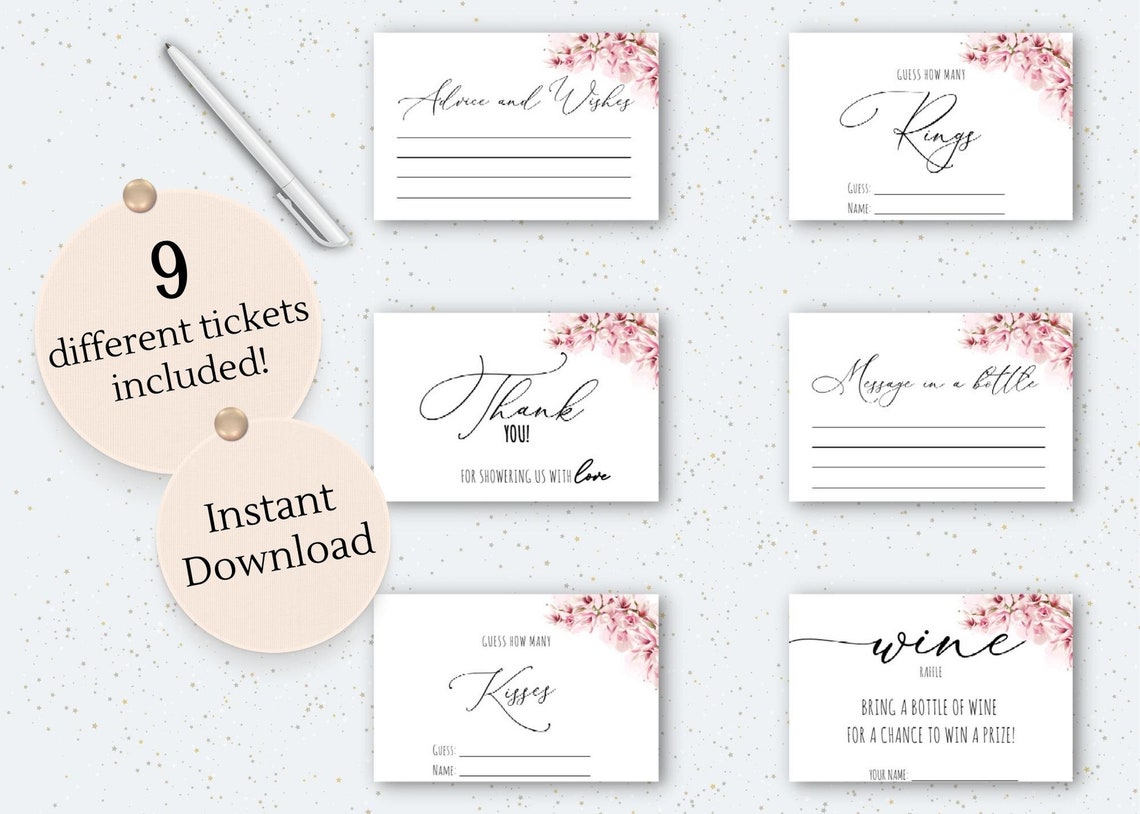 Bridal Shower Games Blush Pink Bridal Shower Signs Bridal - Etsy