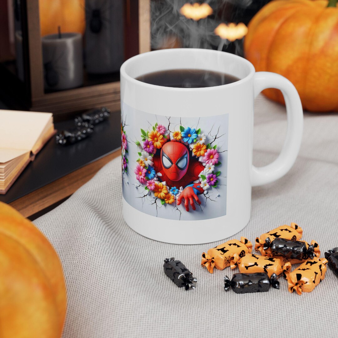 Floral Web Hero Burst PNG SVG Bundle | Comic Masked Spider Hero Art ...