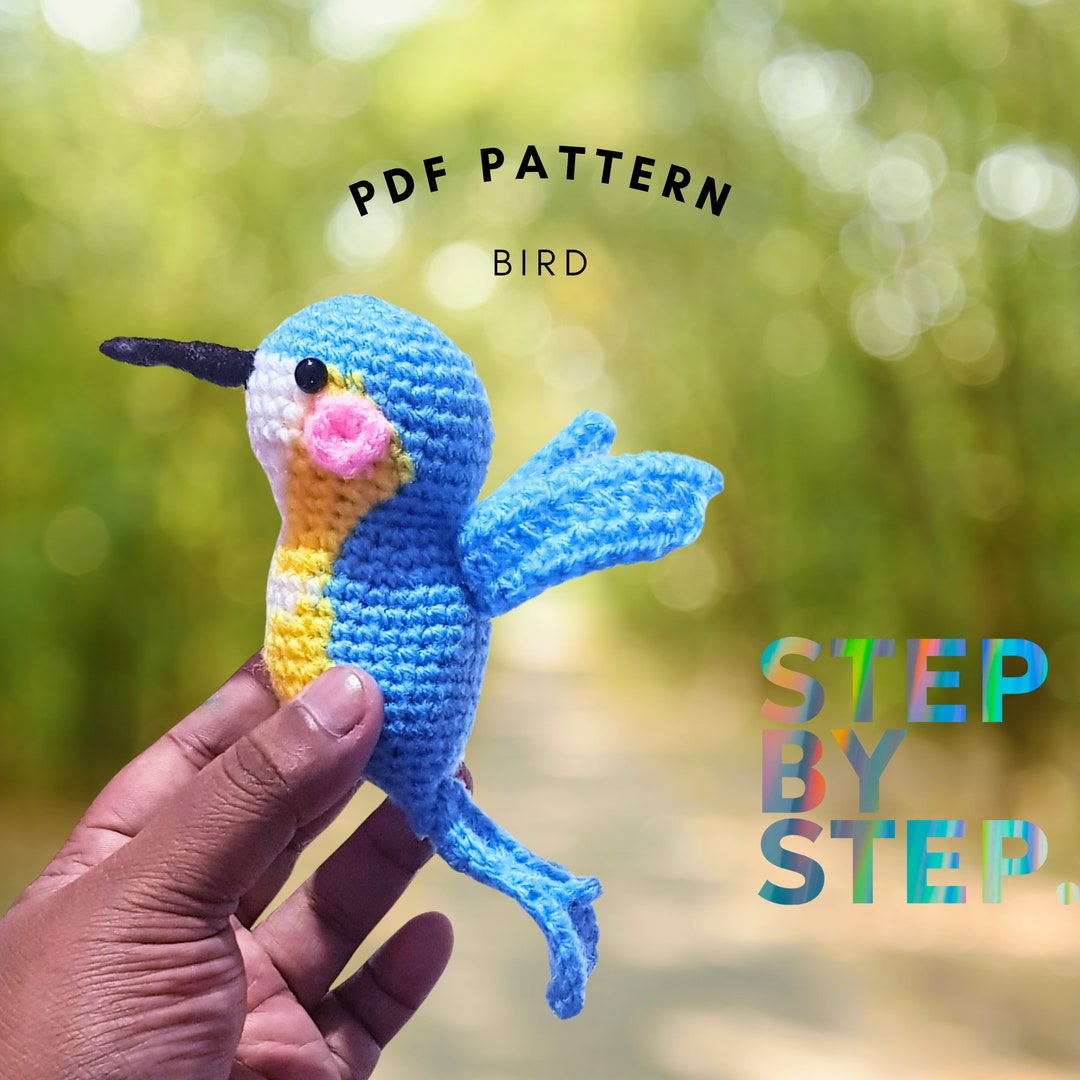 Amigurumi Bird Crochet Pattern Hummingbird Toy Crochet PDF Easy ...