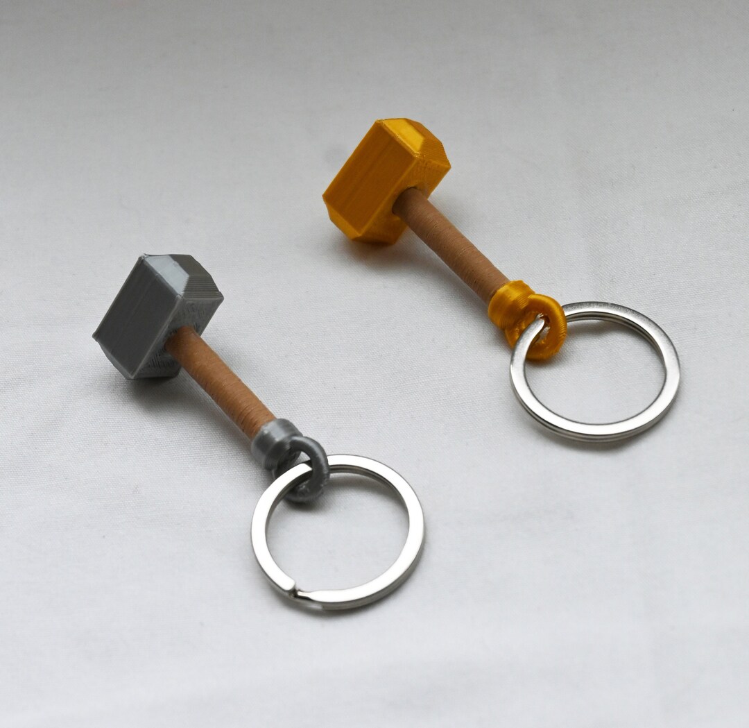 Thor Hammer | 3D Printed Keychain - Etsy