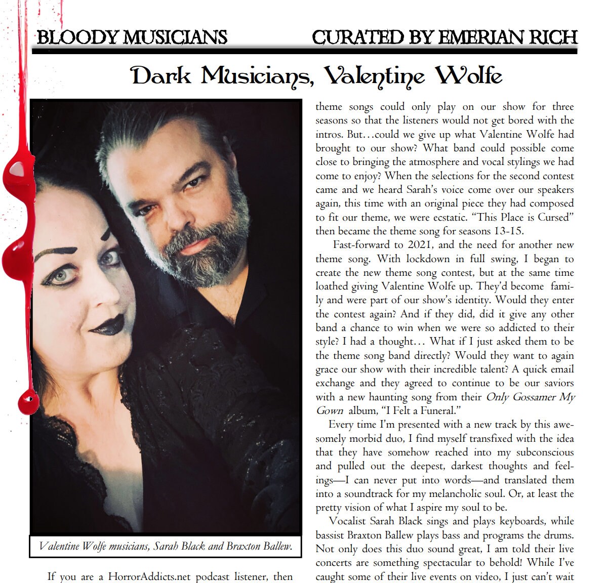 Horror Curated: Bloody Tea - Etsy