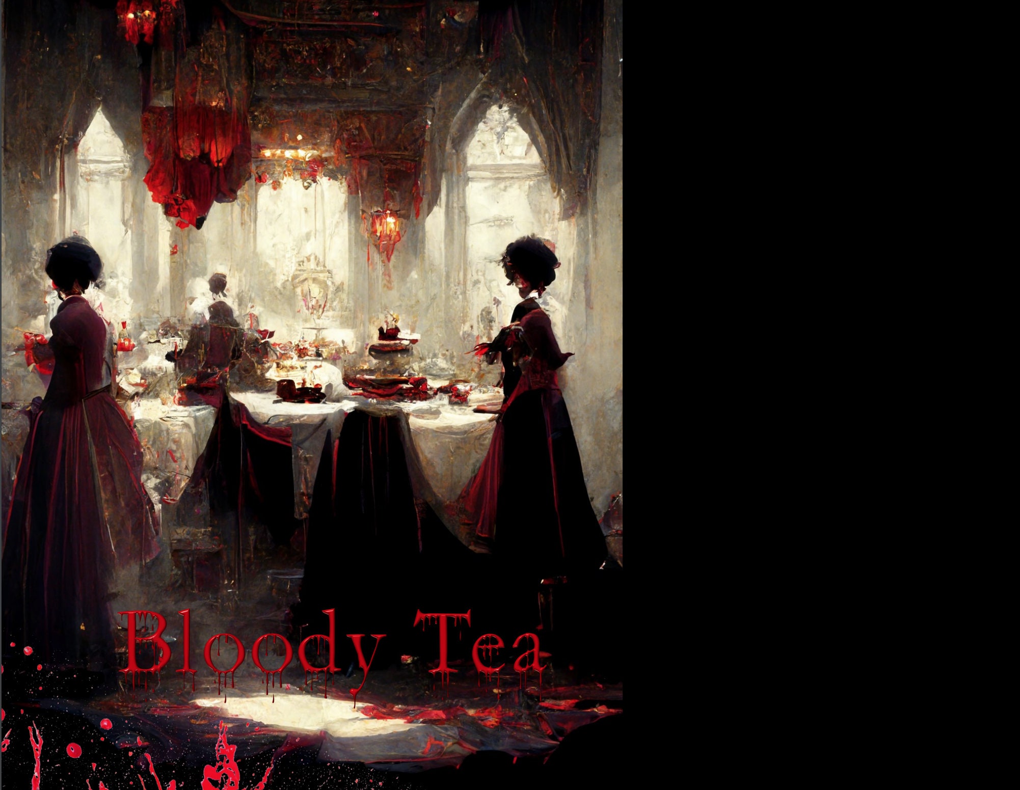 Horror Curated: Bloody Tea - Etsy