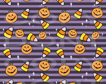 Candy Corn Seamless Pattern - Etsy