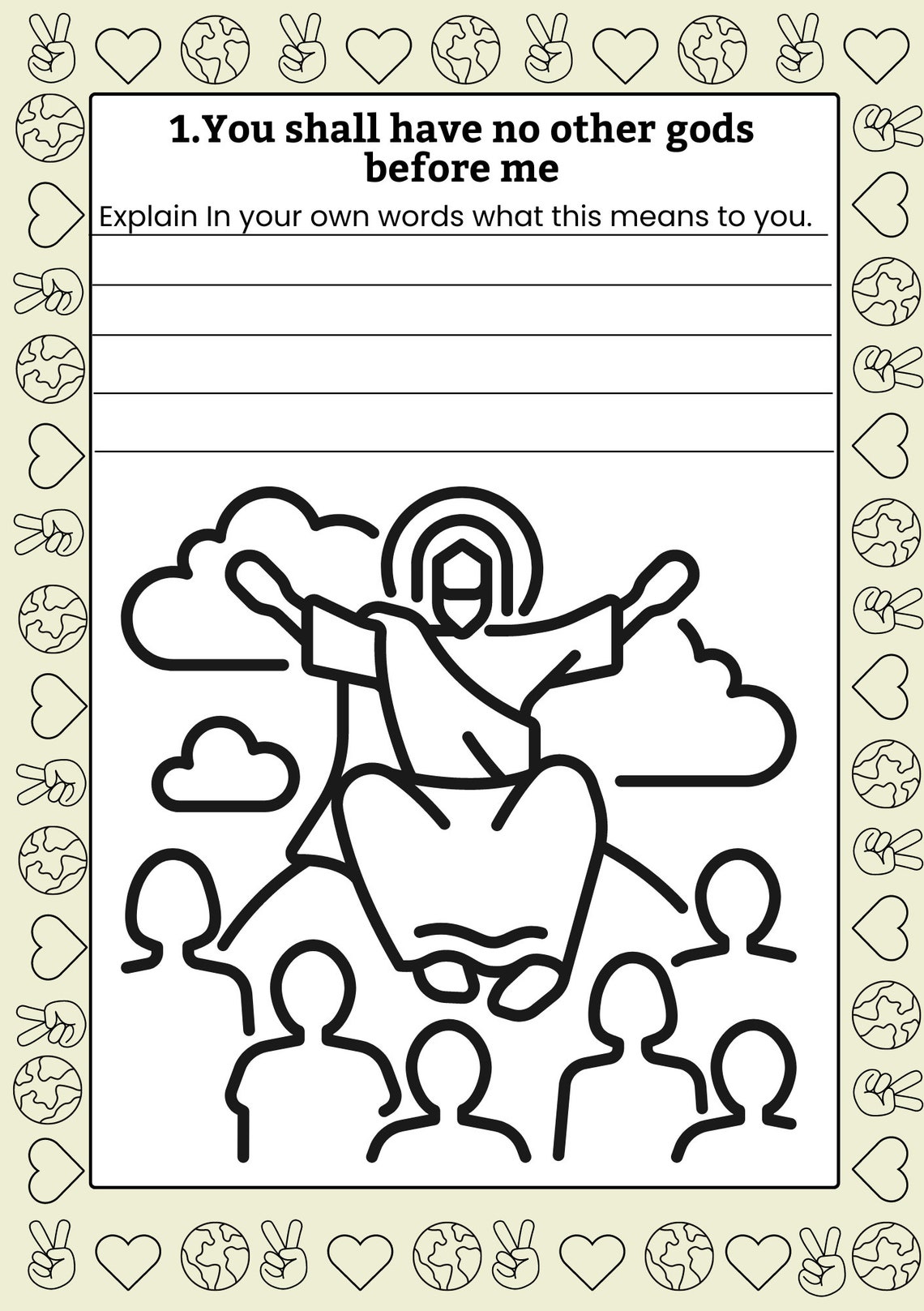 Bible Stories and the Ten Commandments for Kids - Etsy