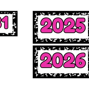 Printable Composition Notebook Calendar Pieces for Pocket Chart - Etsy