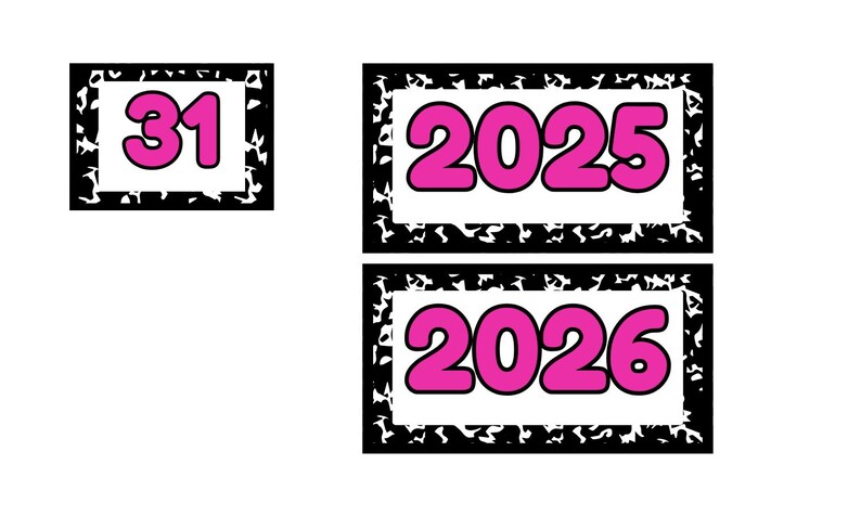 Printable Composition Notebook Calendar Pieces for Pocket Chart - Etsy