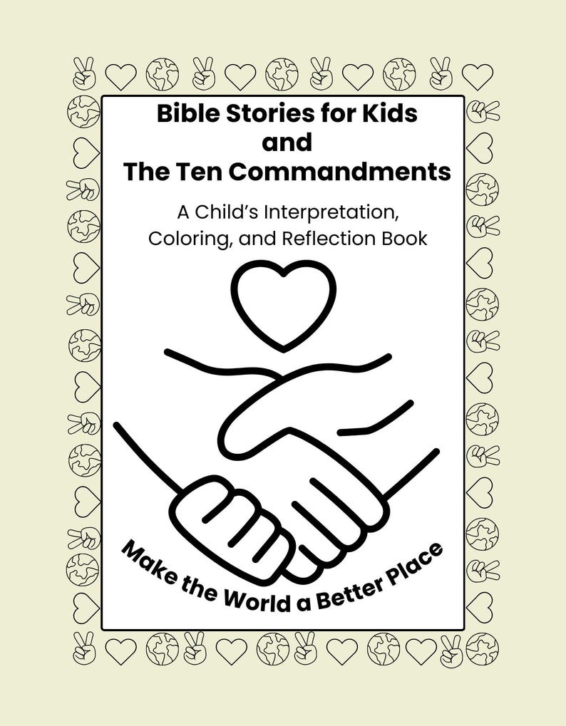 Bible Stories and the Ten Commandments for Kids - Etsy