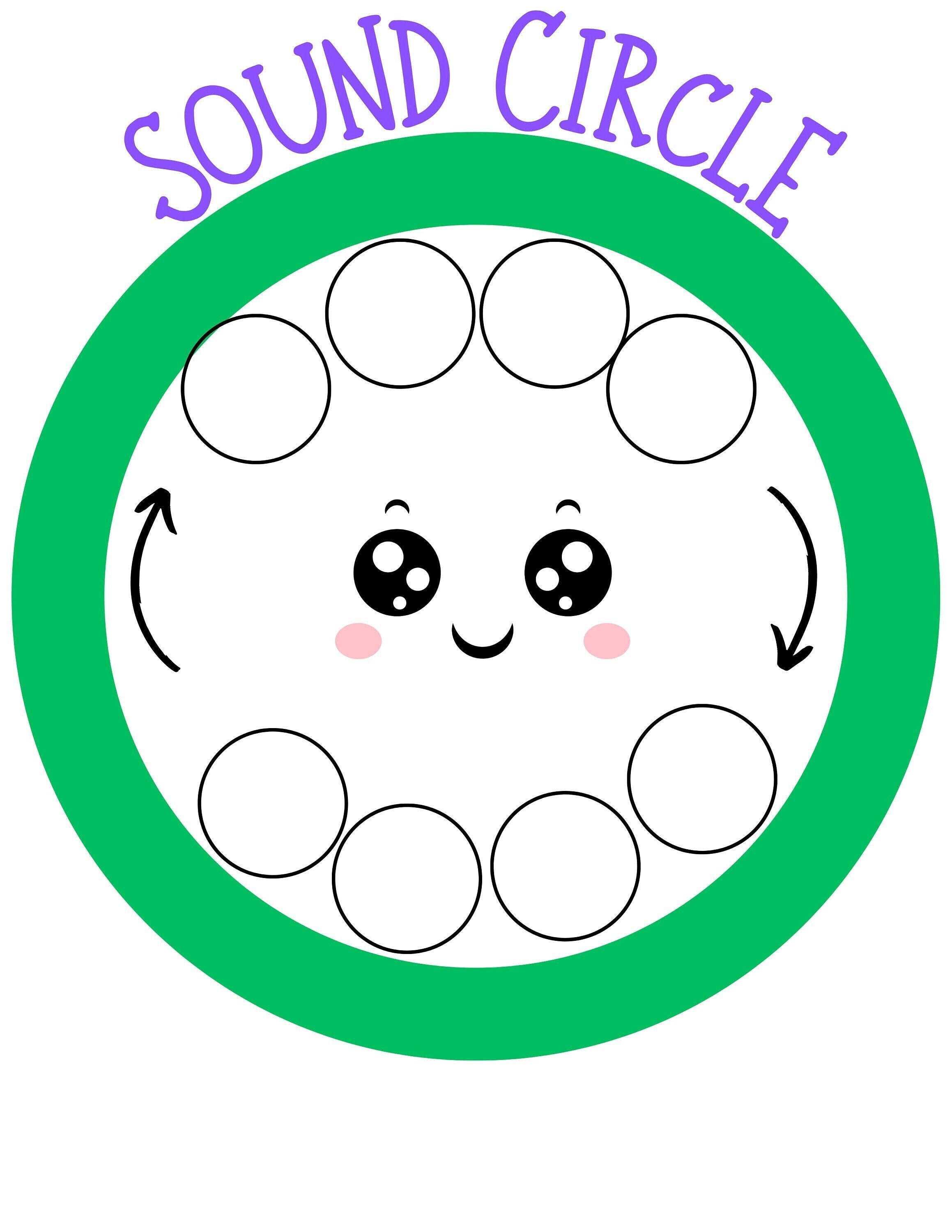 Count the Sounds With Sound Circle - Etsy