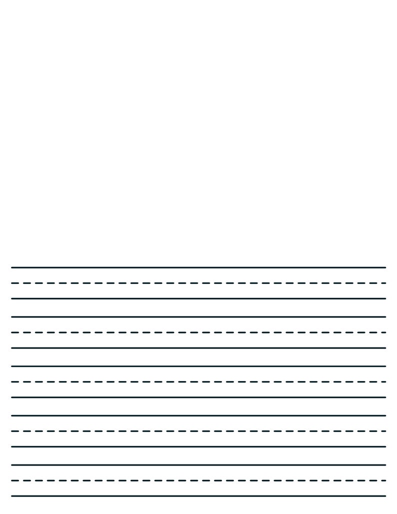 Handwriting Practice Paper for Kids-dotted Lines for Early Writers - Etsy