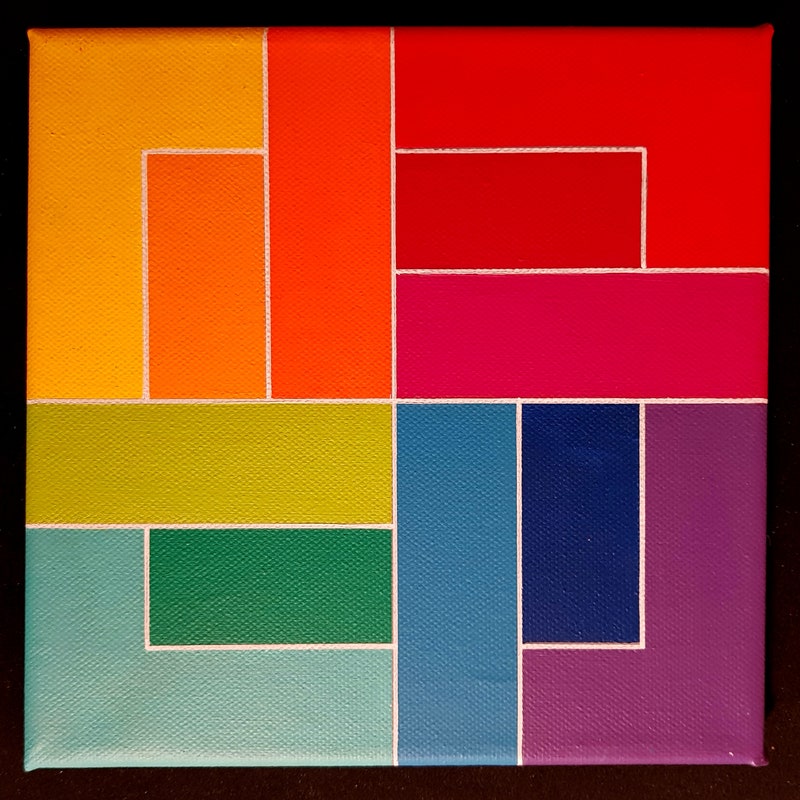 Hard Edge Painting - Etsy