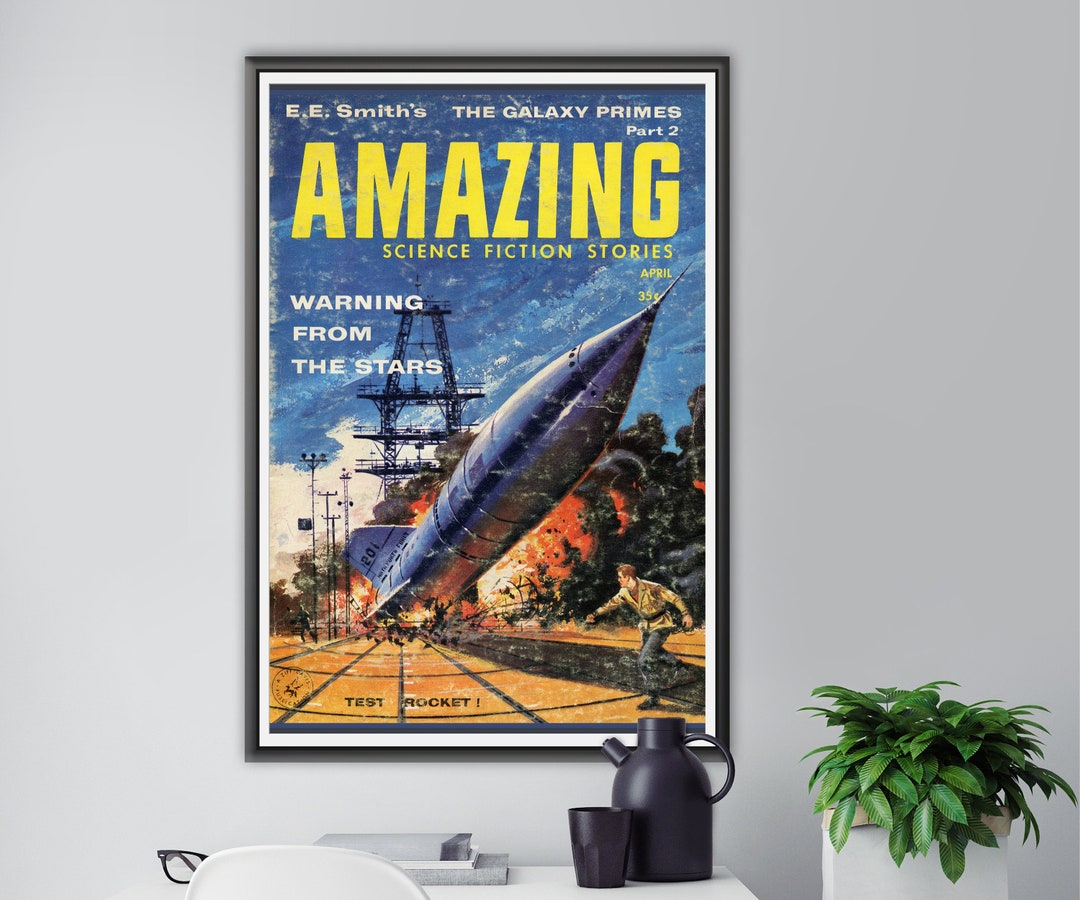 1959 Amazing Science Fiction POSTER up to Full-size 24 X 36 Vintage ...