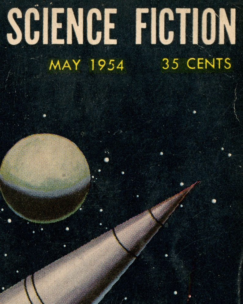 1954 Science Fiction Book POSTER up to 24 X 36 - Etsy