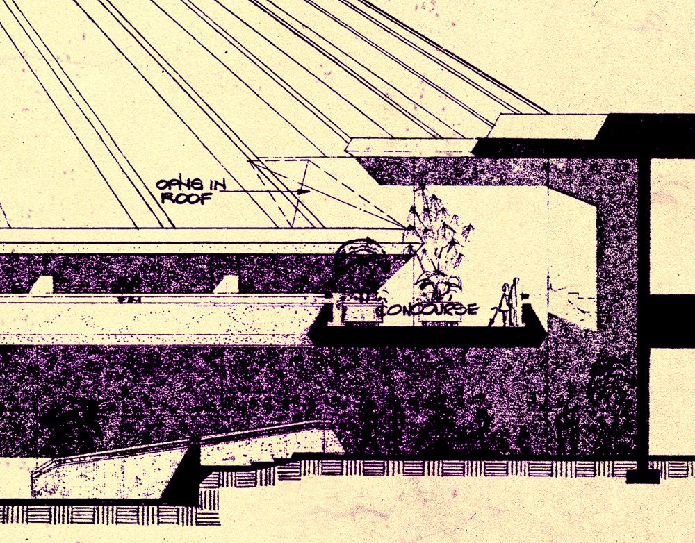 Space Mountain Blueprint Poster: 1975 Disneyland Fan Art - Etsy