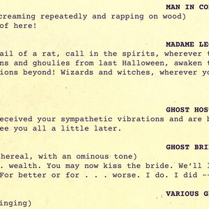 Haunted Mansion FULL Script POSTER! (up to 24" X 36") - Disney World ...