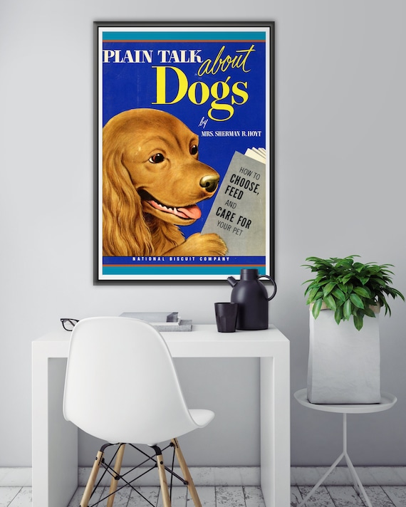 Vintage Cocker Spaniel DOG Pop Art POSTER up to Full-size - Etsy