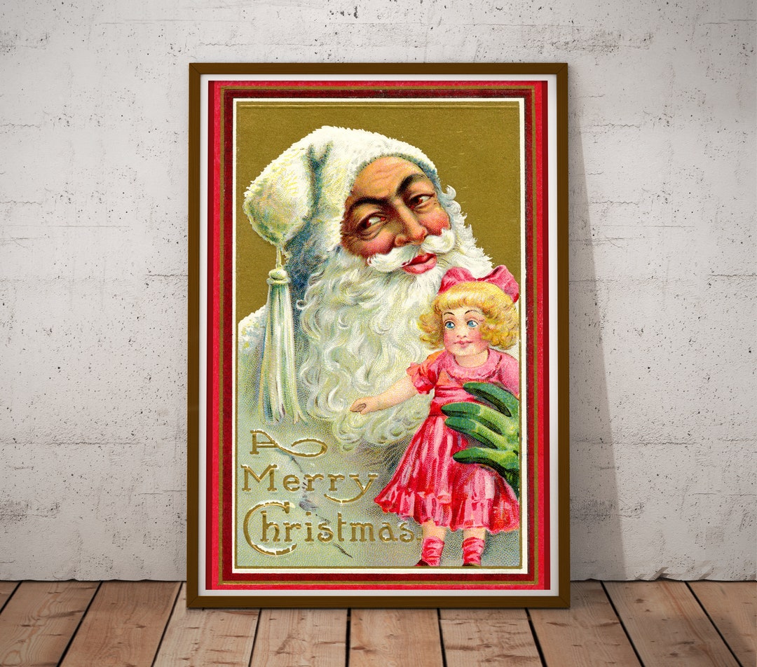 1912 Santa Christmas POSTER! - 24x36 or Smaller - Doll - Toys - Vintage ...