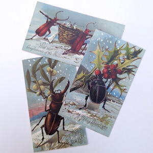 Victorian Christmas Card POSTER! - up to 24" X 36" - Season - Beetle ...