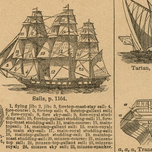 1906 Ships and Nautical POSTER! (up to 24" X 36") - Dictionary ...
