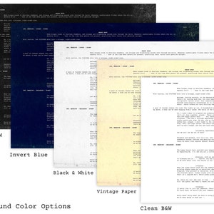 Haunted Mansion FULL Script POSTER! (up to 24" X 36") - Disney World ...