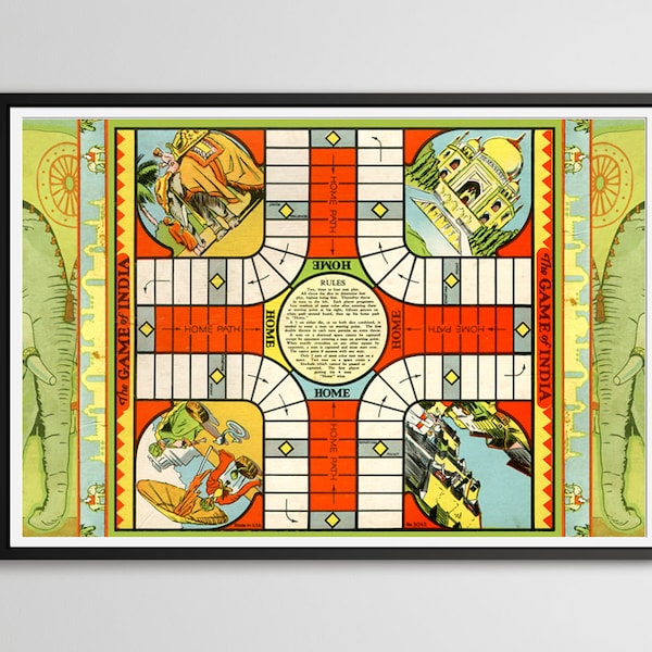 Parcheesi Board Game - Etsy