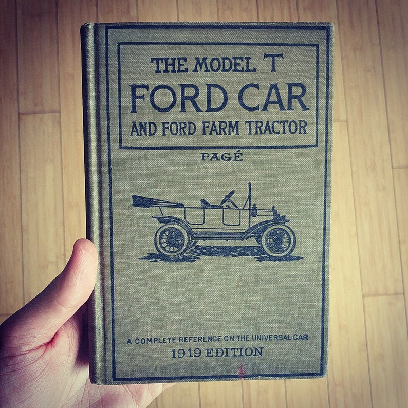 Ford Model T Blueprint Poster: 1919 Handbook Diagram - Etsy