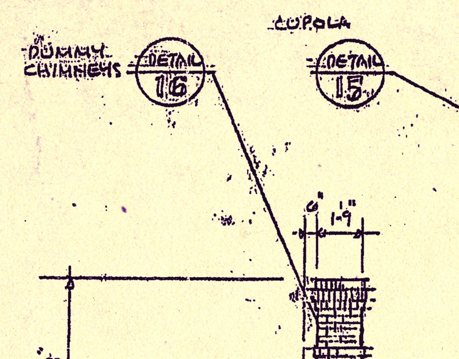 Vintage Haunted Mansion Blueprint POSTER up to 24 X - Etsy