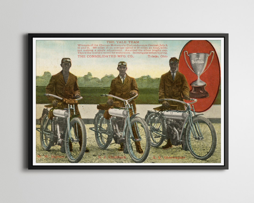 1910 Motorcycle Trophy POSTER! (24" X 36" or Smaller) - Vintage ...