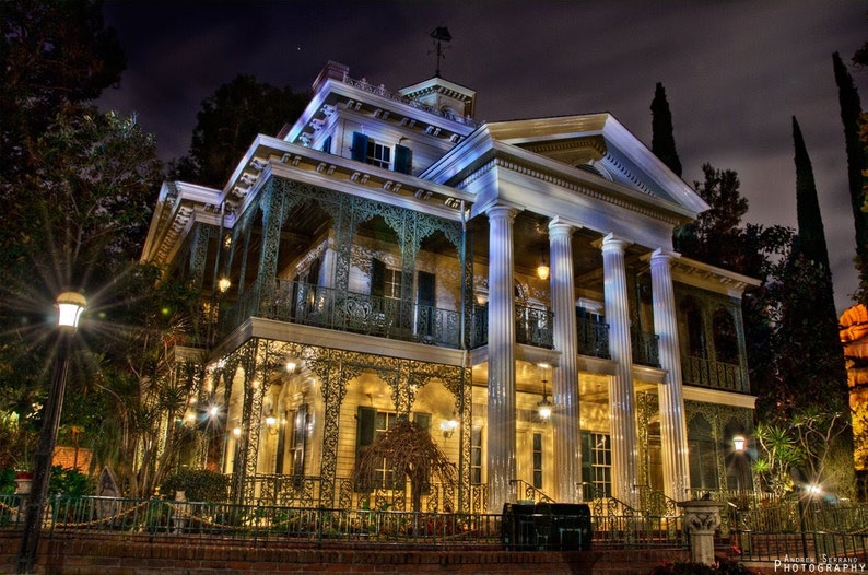 Haunted Mansion Script Poster – Disney Theme Park Art - Etsy