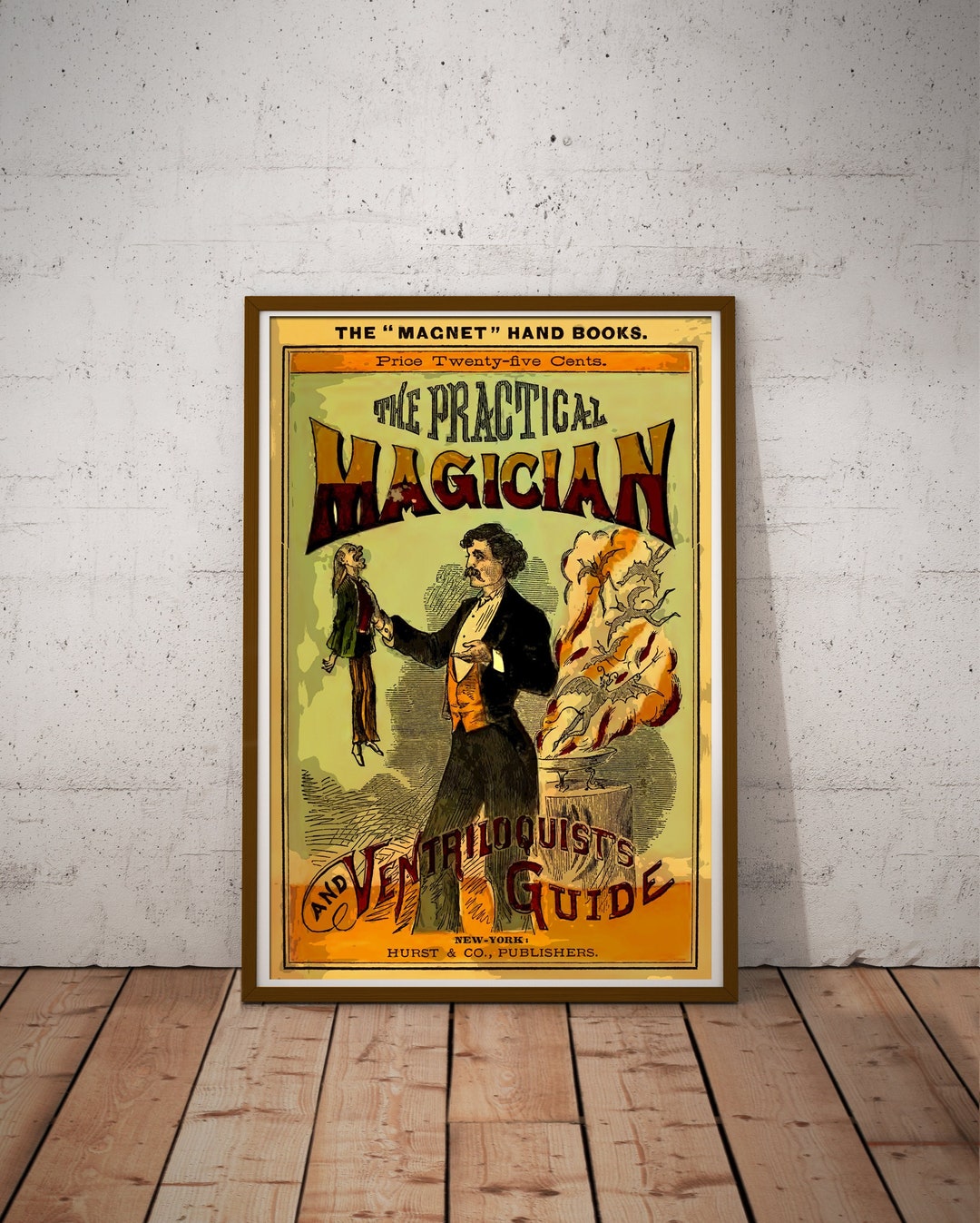 1876 Magician POSTER! (up to 24" X 36") - Magic - Illusion ...