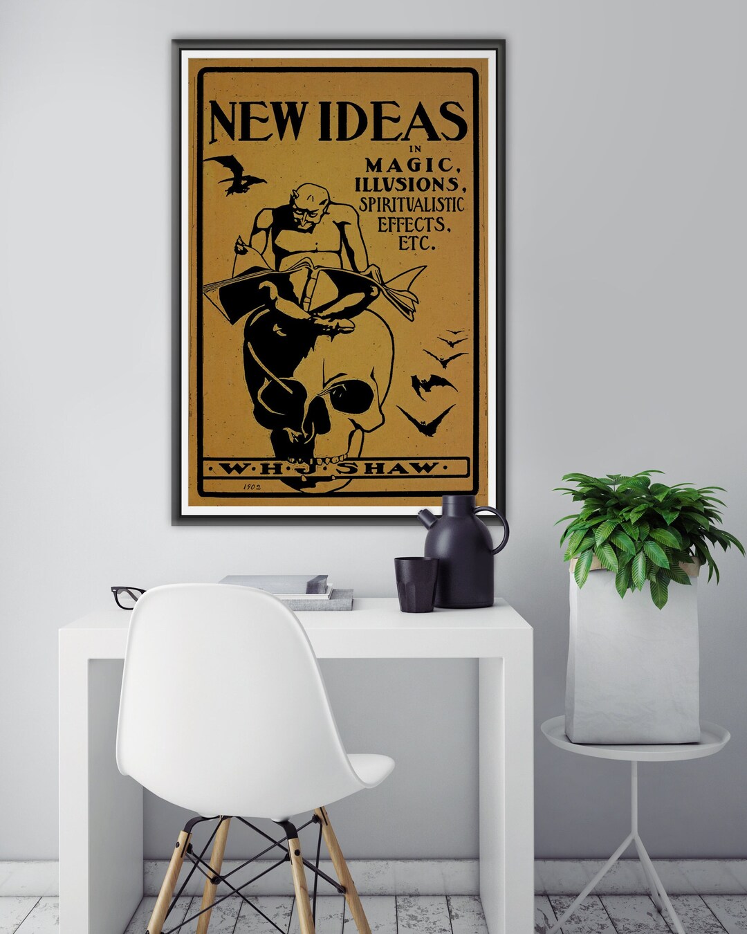 Magic, Illusions, & Spiritualism POSTER! (up to 24" X 36") - C. 1902 ...