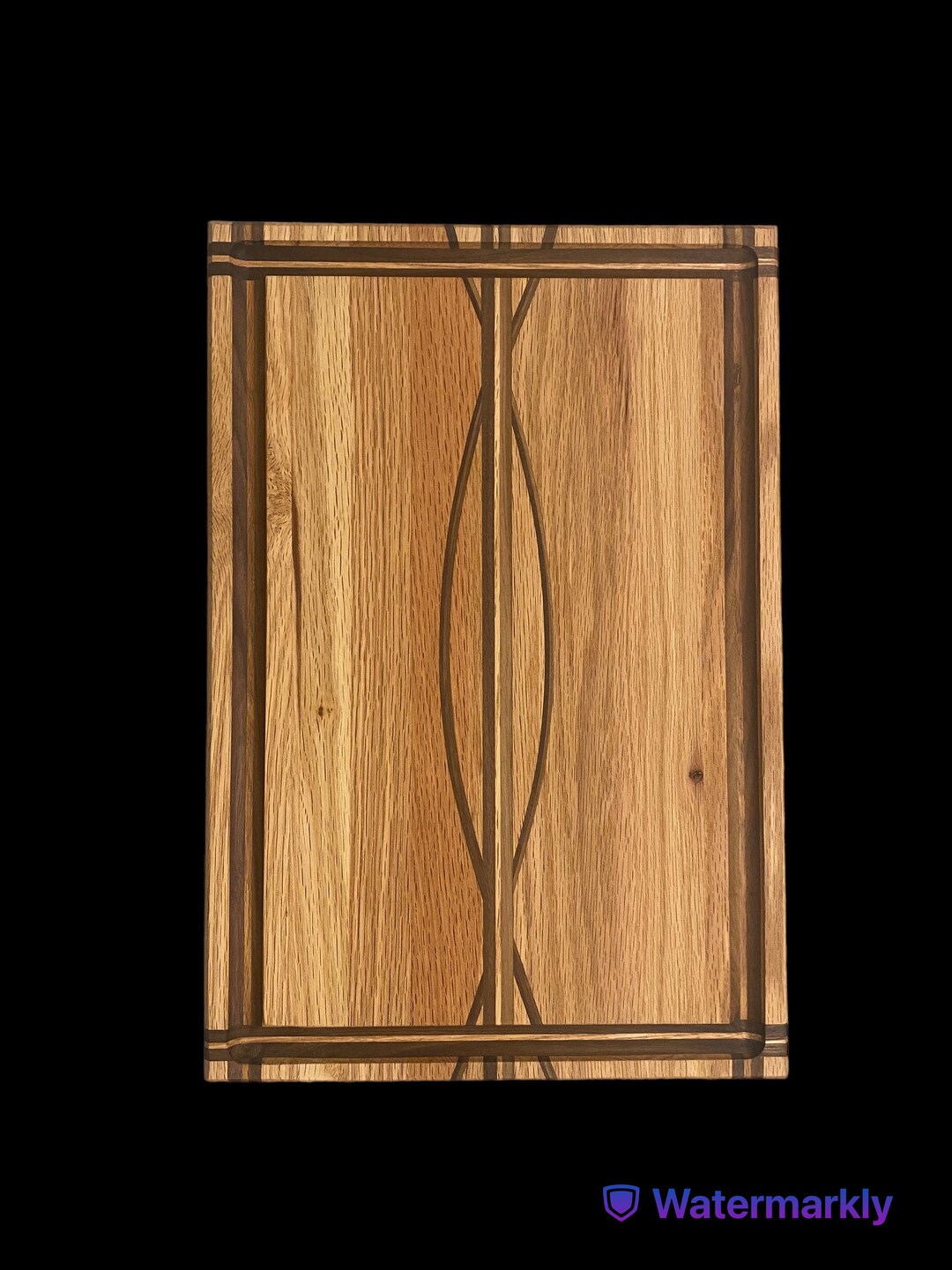 Curved Inlay Cutting Board - Etsy
