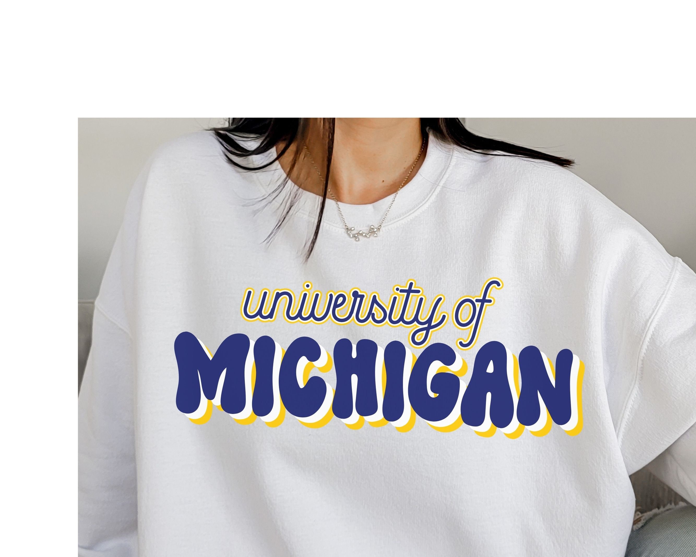 CUSTOM College Sweatshirt College Merch Crop Top Hoodie Game Day ...